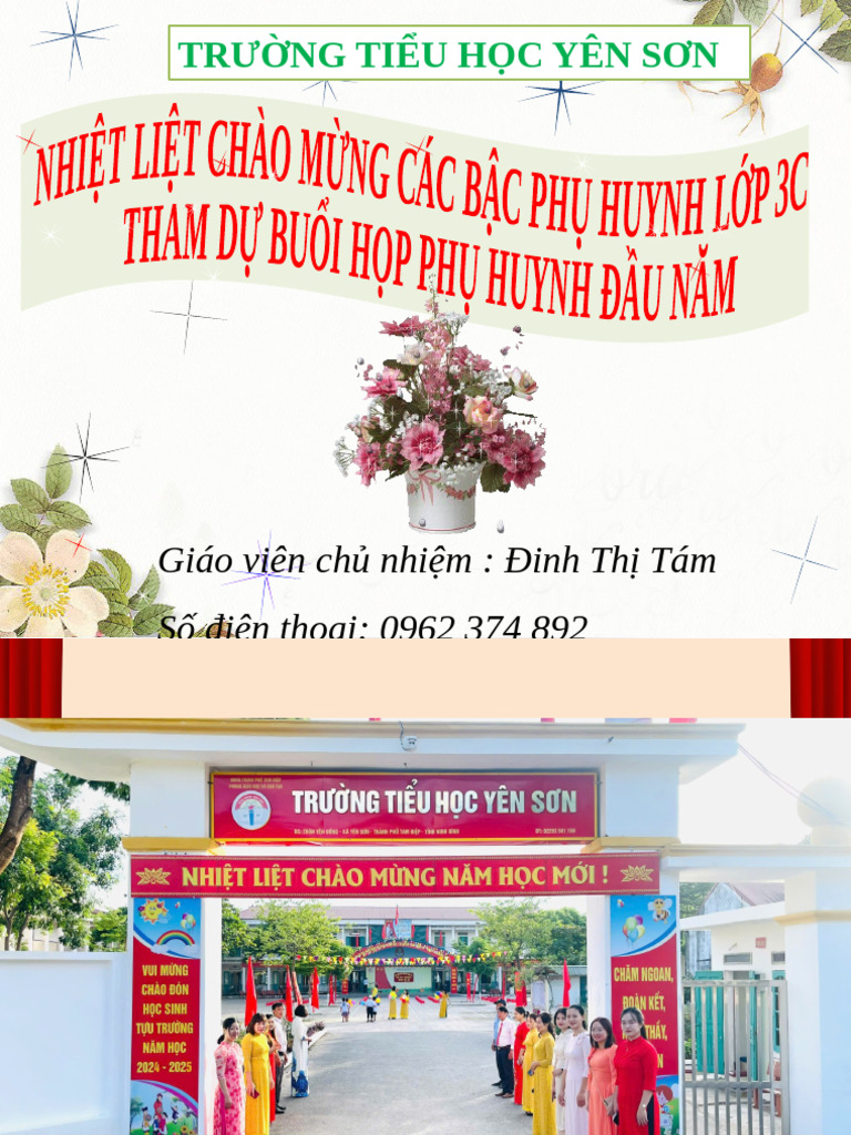 Hop Phu Huynh 3c | PDF