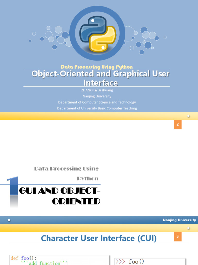 5 Object Oriented and Graphical User Interface | PDF | Class (Computer Programming) | Body Mass ...
