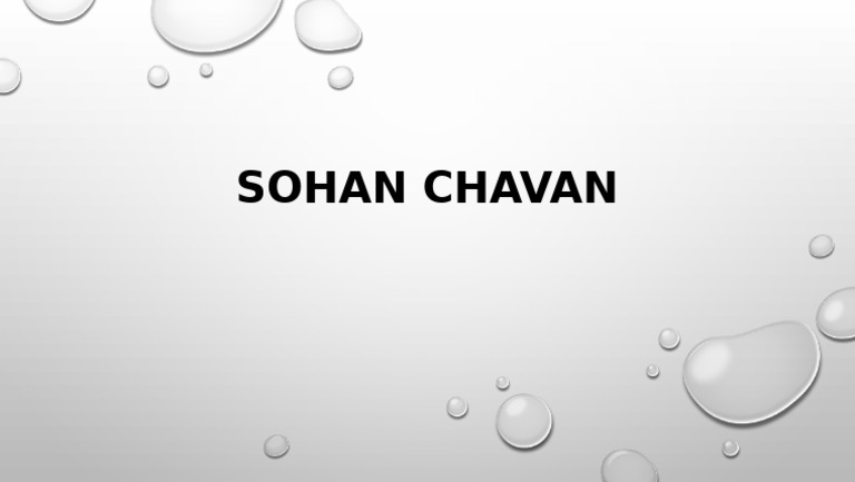 Sohan Chavan | PDF
