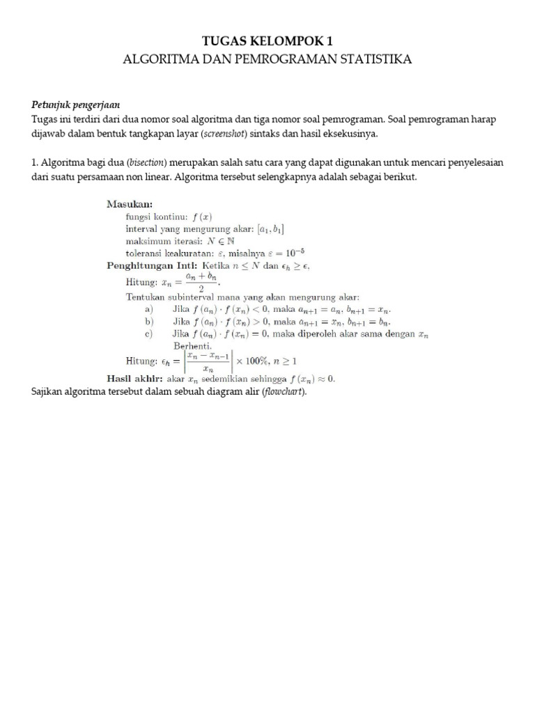 T1 D - Tugas 1 Alpro 2022 | PDF