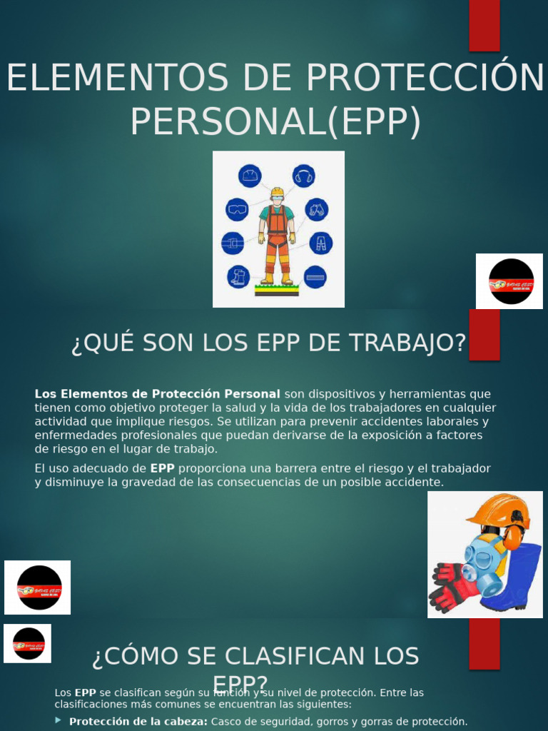 Elementos de Protección Personal(Epp) | PDF | Guante | Casco