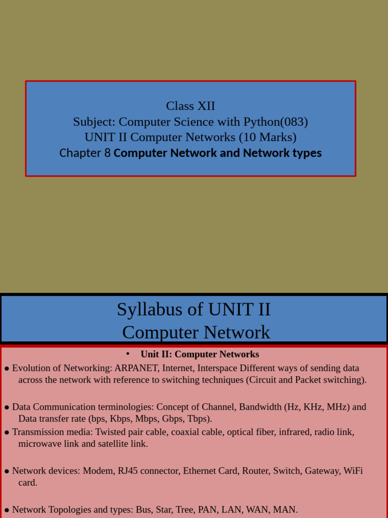 Networking 1 Pdf Computer Network Telecommunications