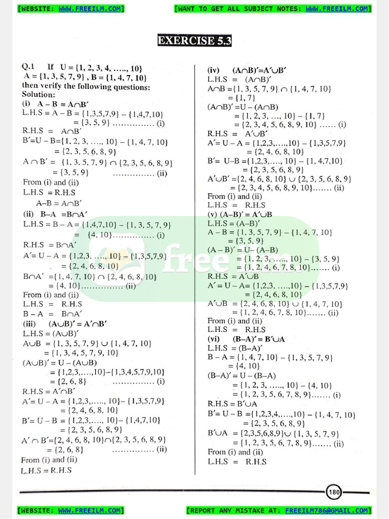 10th Maths Chap5 Ex 3 | PDF