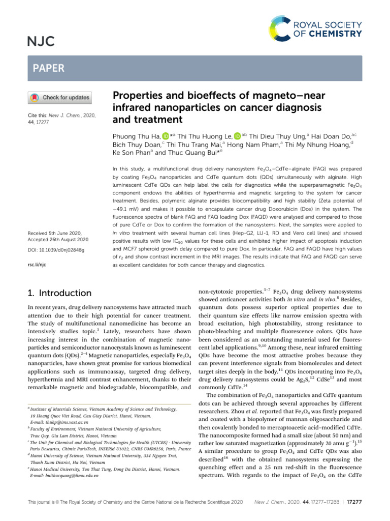 NJC-2020 | PDF | Apoptosis | Scanning Electron Microscope