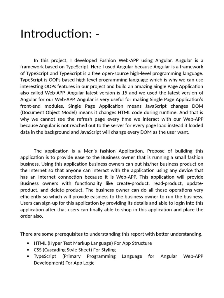 Introduction | PDF | Web Application | World Wide Web