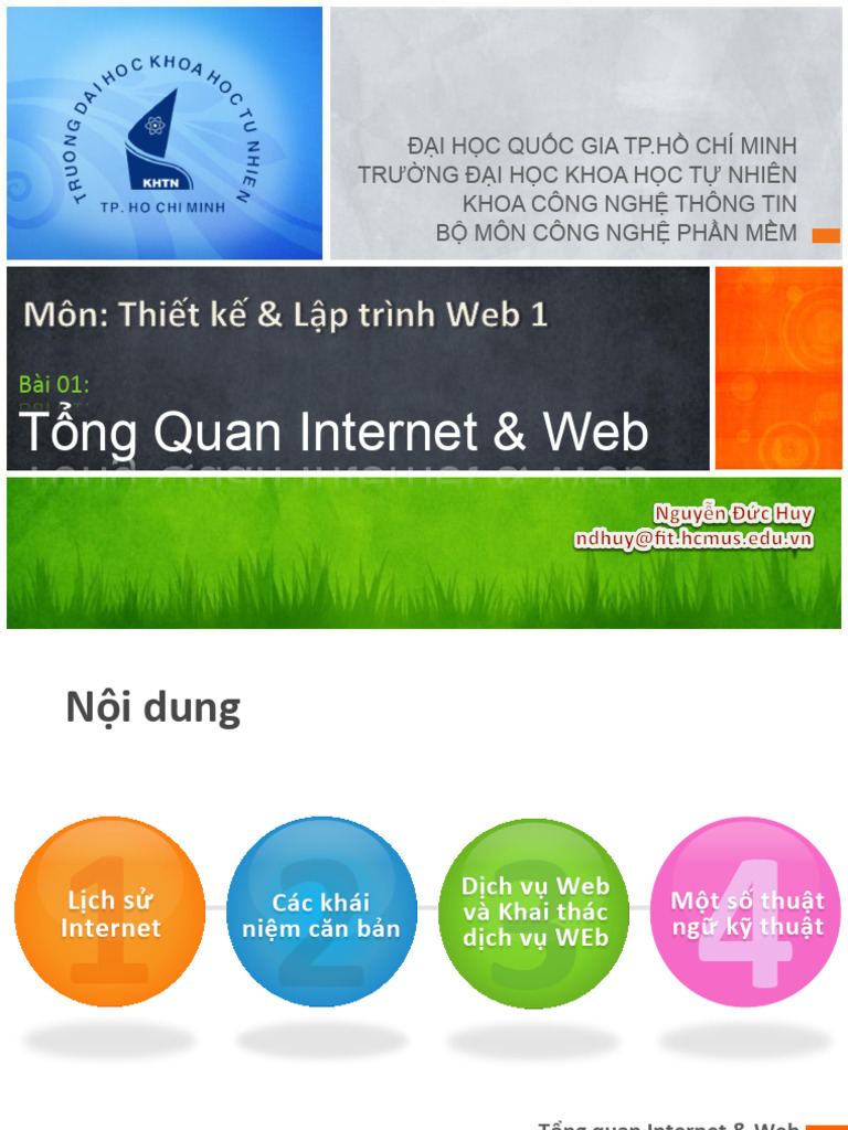 01 - Tong Quan Internet Va Web | PDF