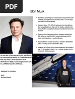 Elon Musk: Entrepreneurial Journey | PDF | Travel | Young Adult