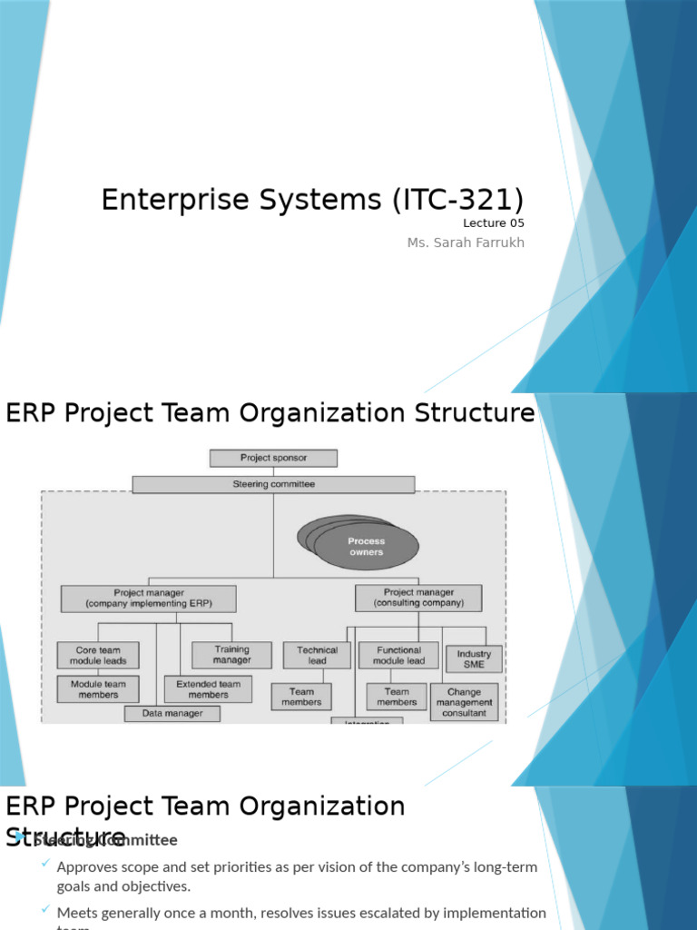 ERP Project Team & Scoping Guide | PDF | Enterprise Resource Planning ...