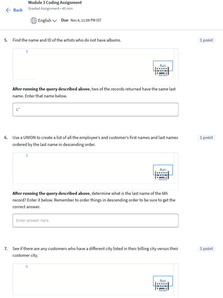 Module 3 Coding Assignment Coursera | PDF Module 3 Coding Assignment Coursera | PDF
