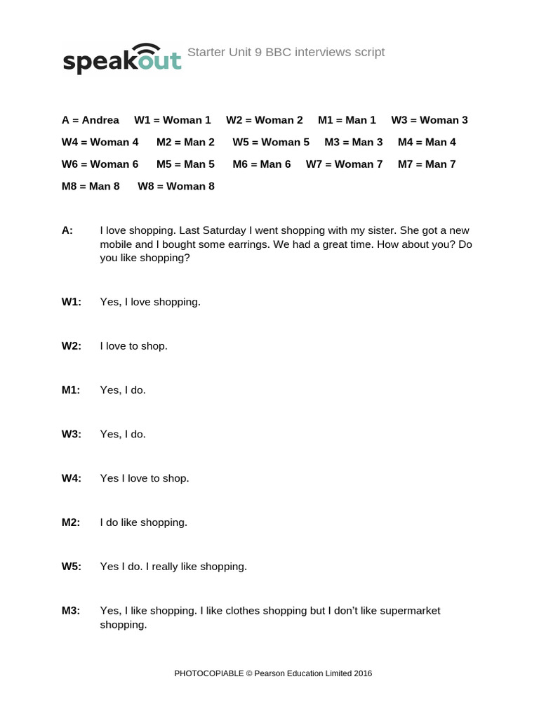 So Su 09 Bbc Interviews | PDF | Clothing | Fashion