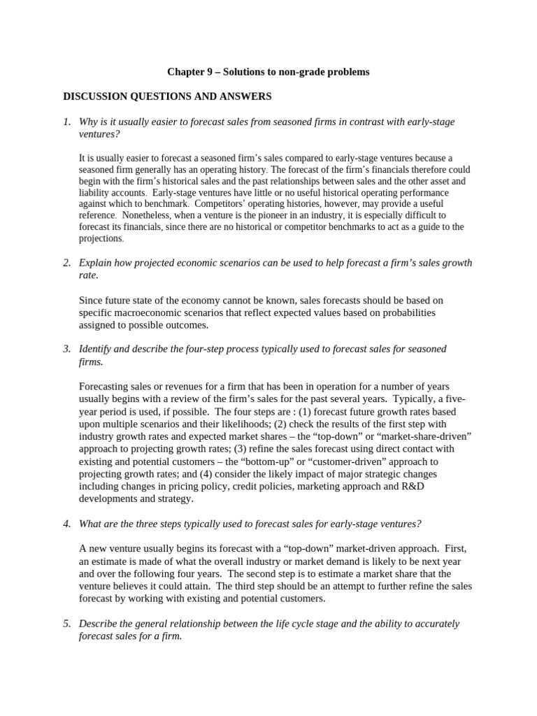 Chap. 9 - Solutions To Non Graded Problems Week 2 | PDF | Equity ... Chap. 9 - Solutions To Non Graded Problems Week 2 | PDF | Equity ...