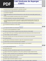 Test Infantil de Asperger (CAST) | PDF | Autismo | Síndrome de Asperger