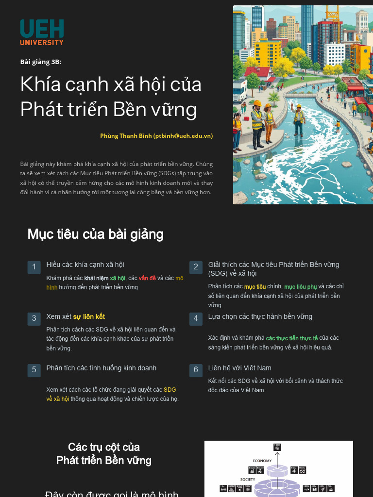 Bai-giang-3B-Khia-canh-xa-hoi-cua-PTBV - SDGs 5, 6, 11 | PDF