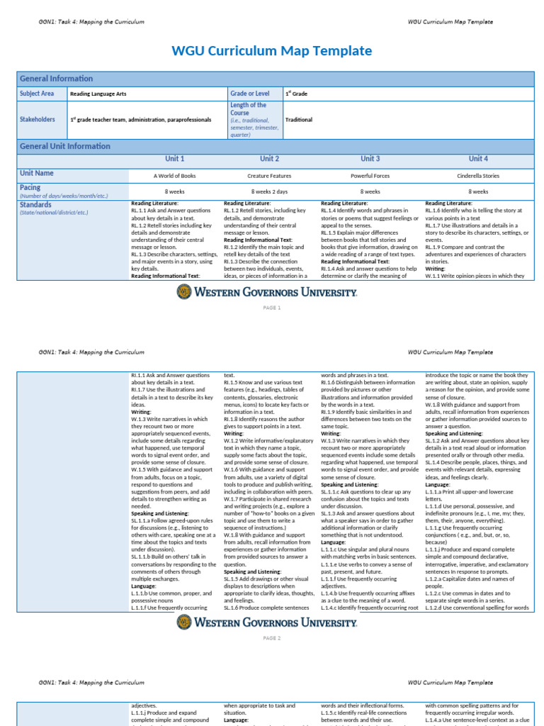 Potts - D630 - Task 4 | PDF | Word | Noun
