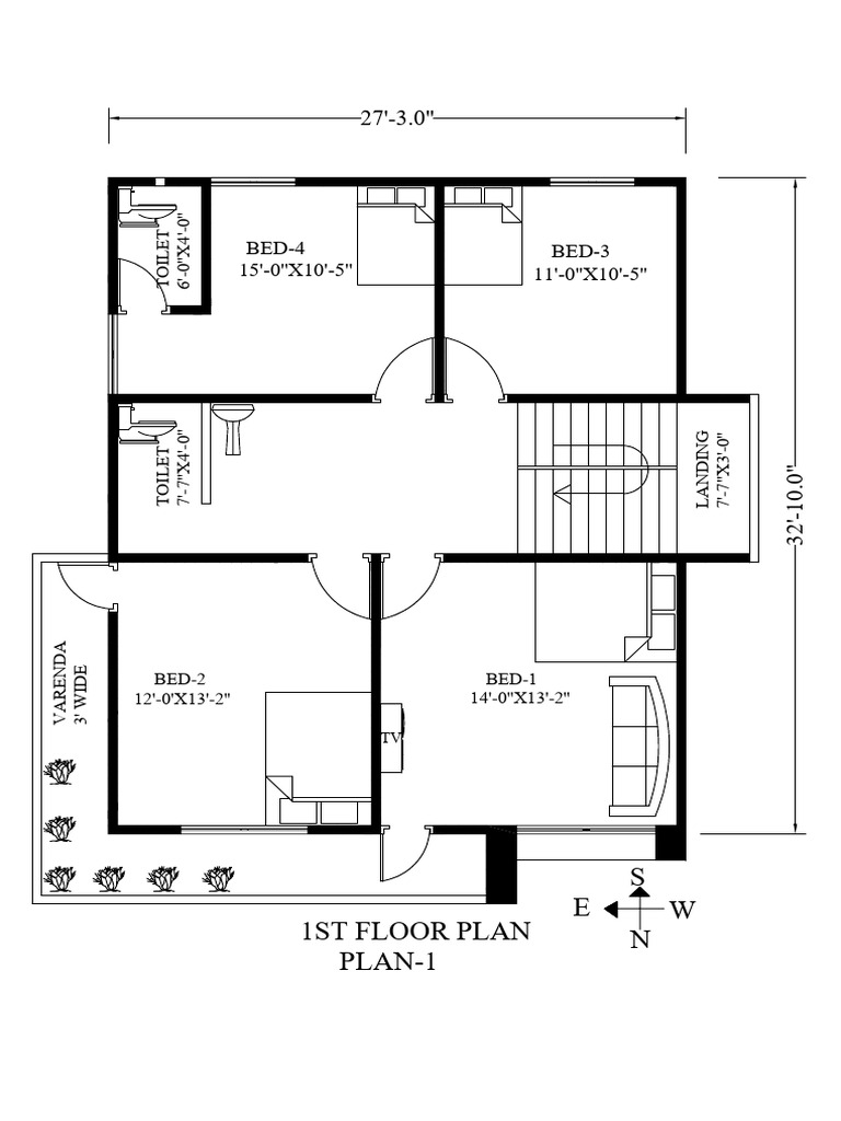 1ST Floor Plan 1 | PDF