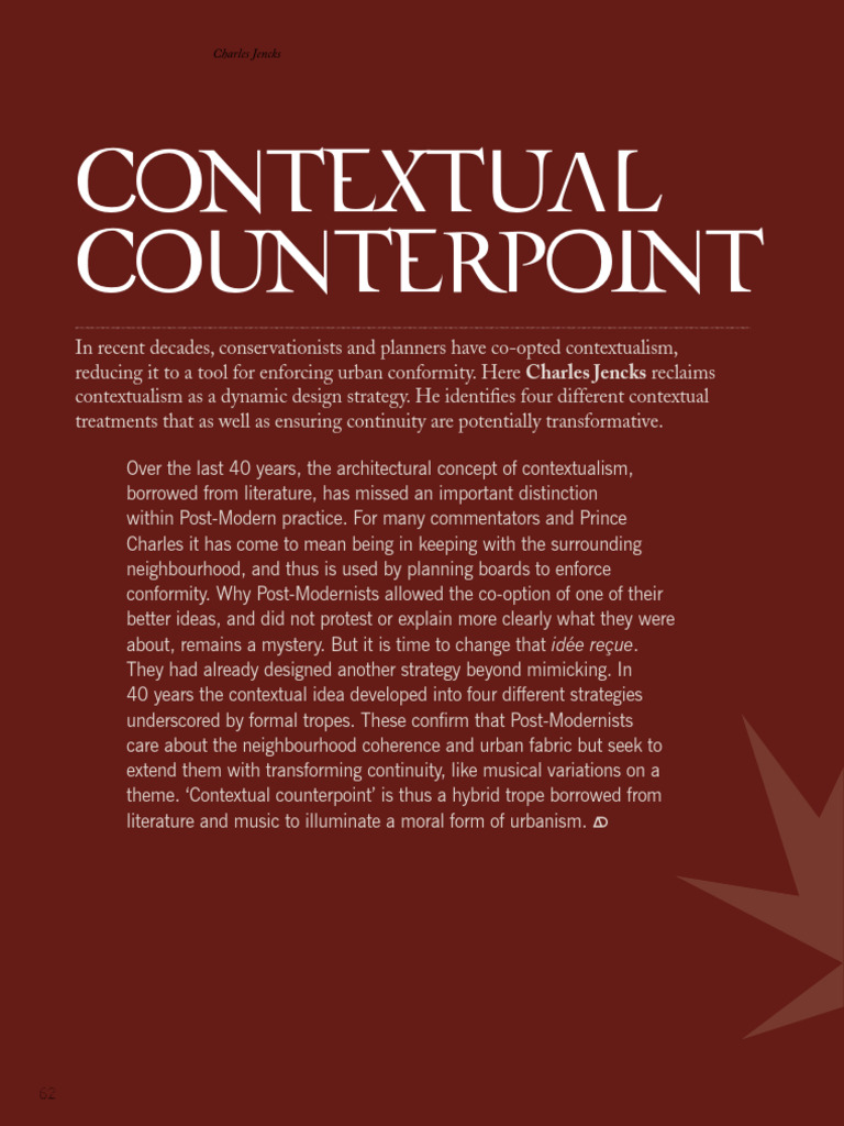 Contextual Counterpoint | PDF