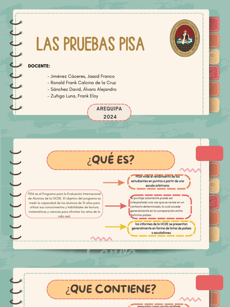 Pruebas PISA | PDF | Programa para la Evaluación Internacional de ...