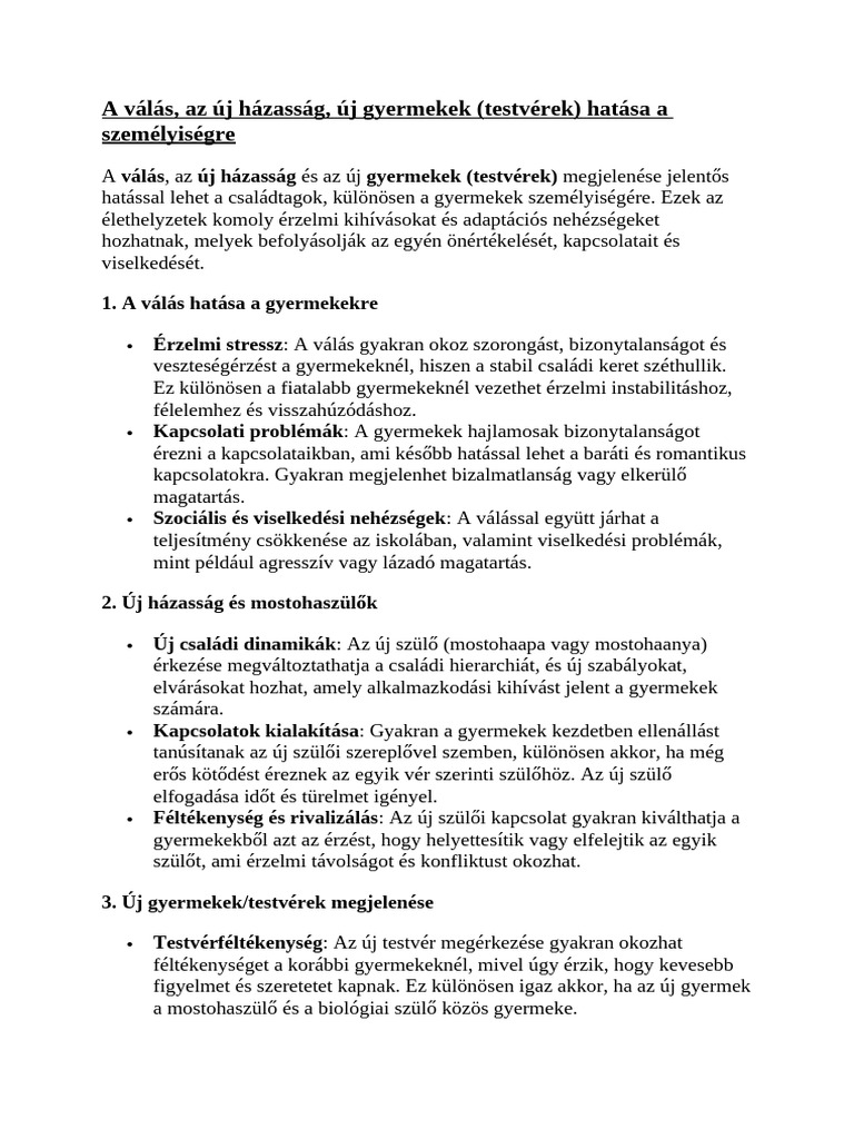 A Válás | PDF