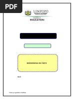 Grade 12 Sepedi Exam Preparation Guide | PDF | Languages Of Africa