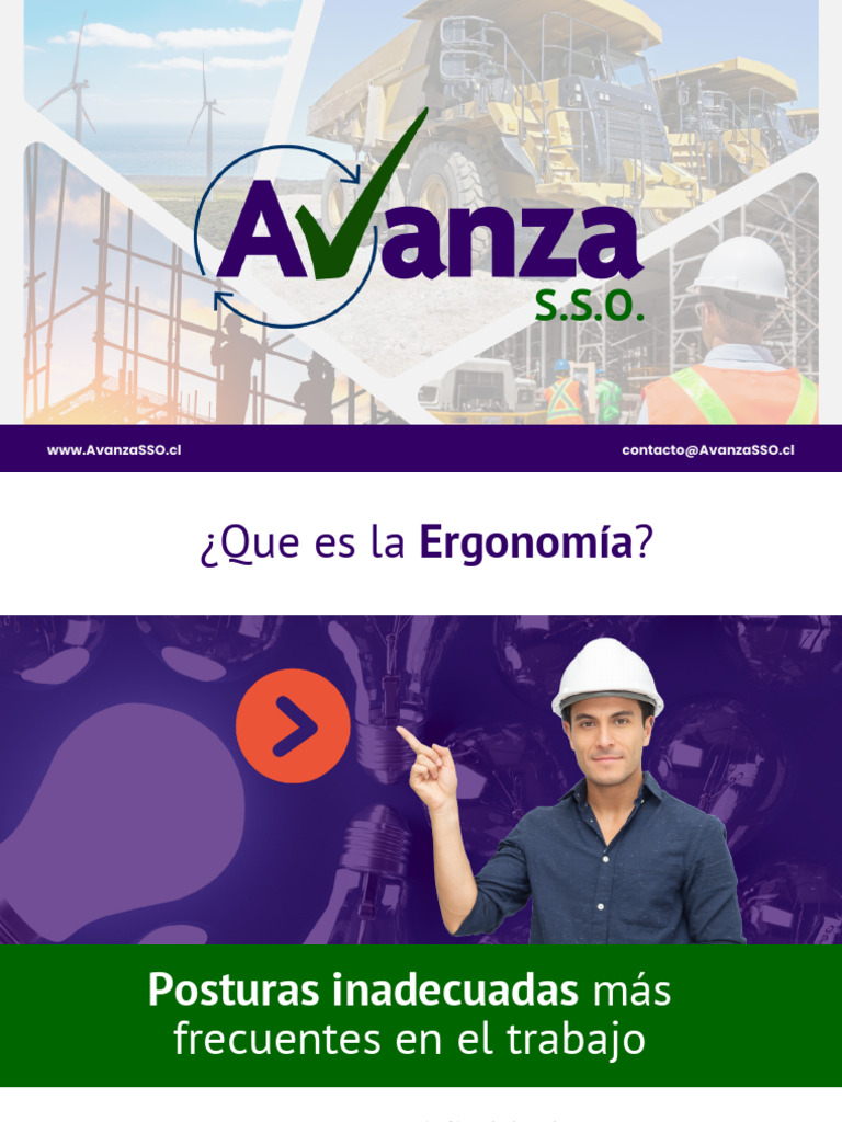 PPT Ergonomía (final) | PDF