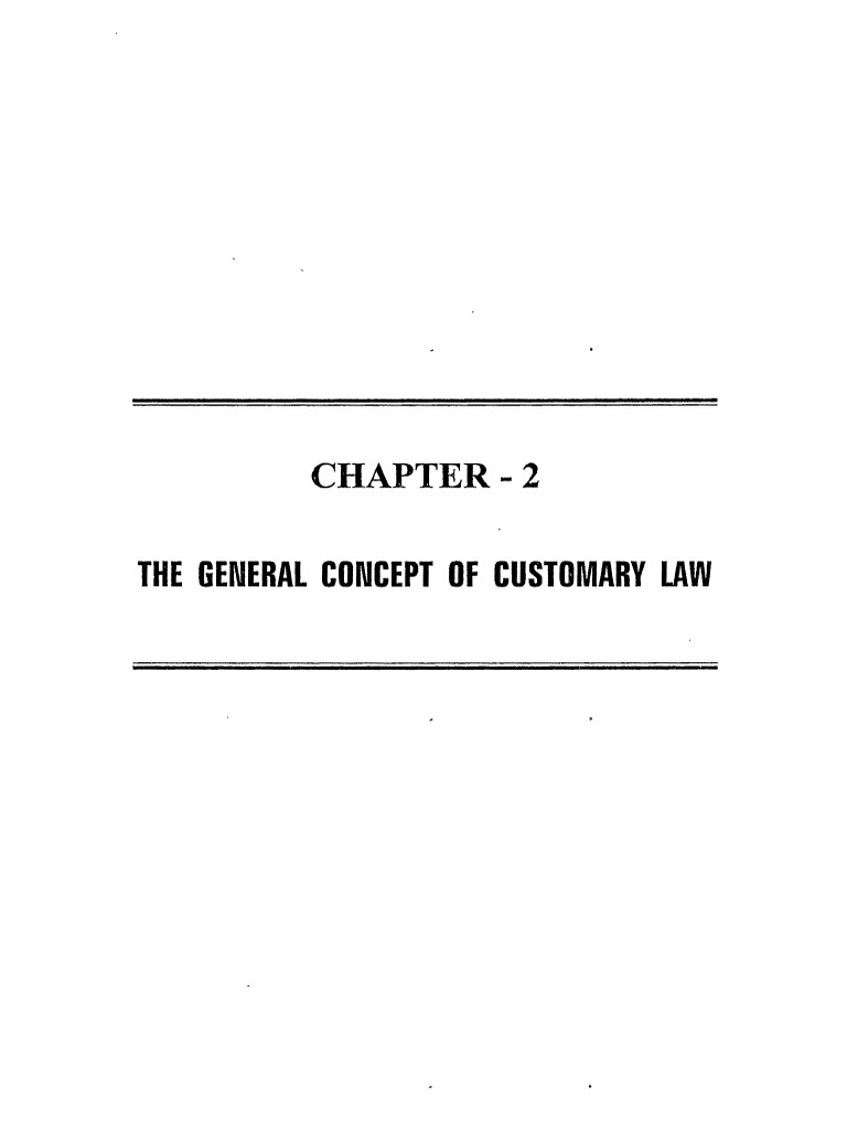 Understanding Customary Law Concepts | PDF | Common Law | Jurisprudence
