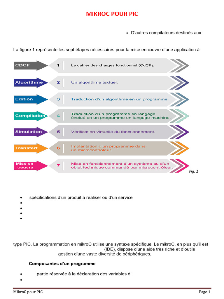 Guide complet de mikroC pour PIC | PDF | Structure de contrôle ...
