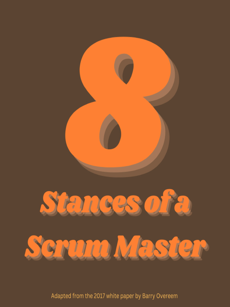 8 Stances of a Scrum Master | PDF