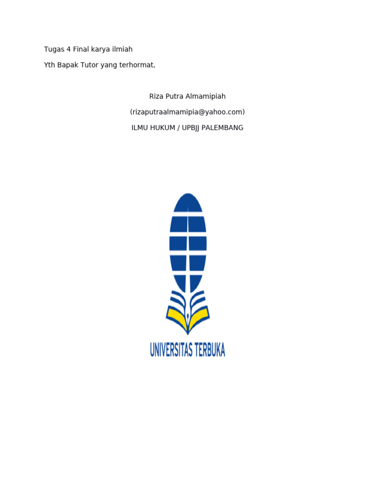 TUGAS 4 Karil Riza Putra Almamipiah | PDF | Politik | Ilmu Sosial