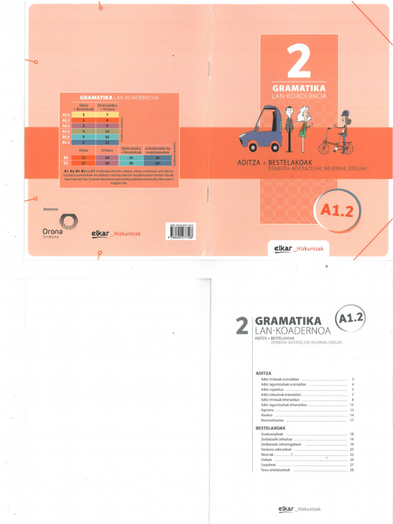 Gramatika Lan-Koadernoa 2 (A1.2) | PDF