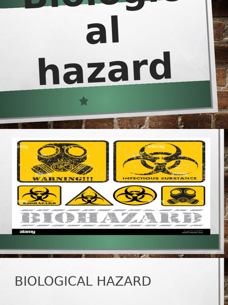 Biological Hazard 1 | PDF