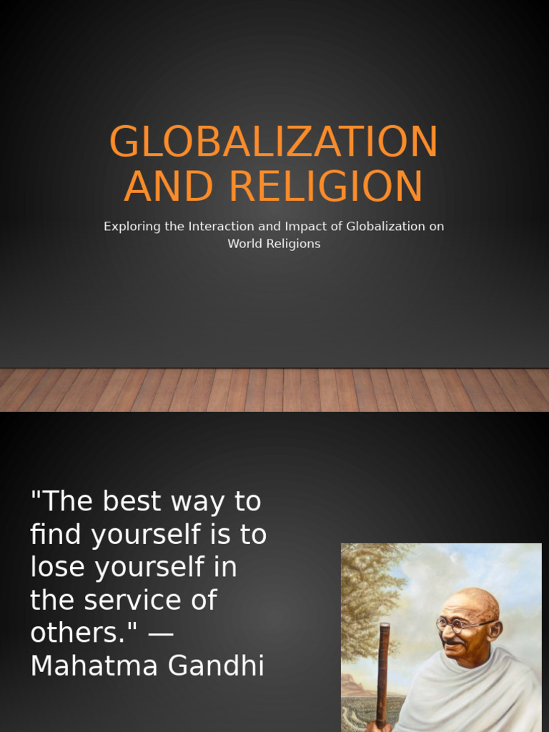 Globalization and Religion Presentation | PDF | Globalization ...