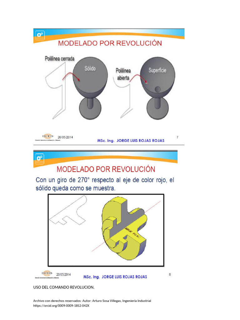 Uso Del Comando Revolucion | PDF