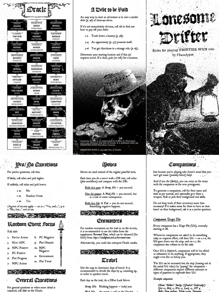 Lonesome Drifter | PDF