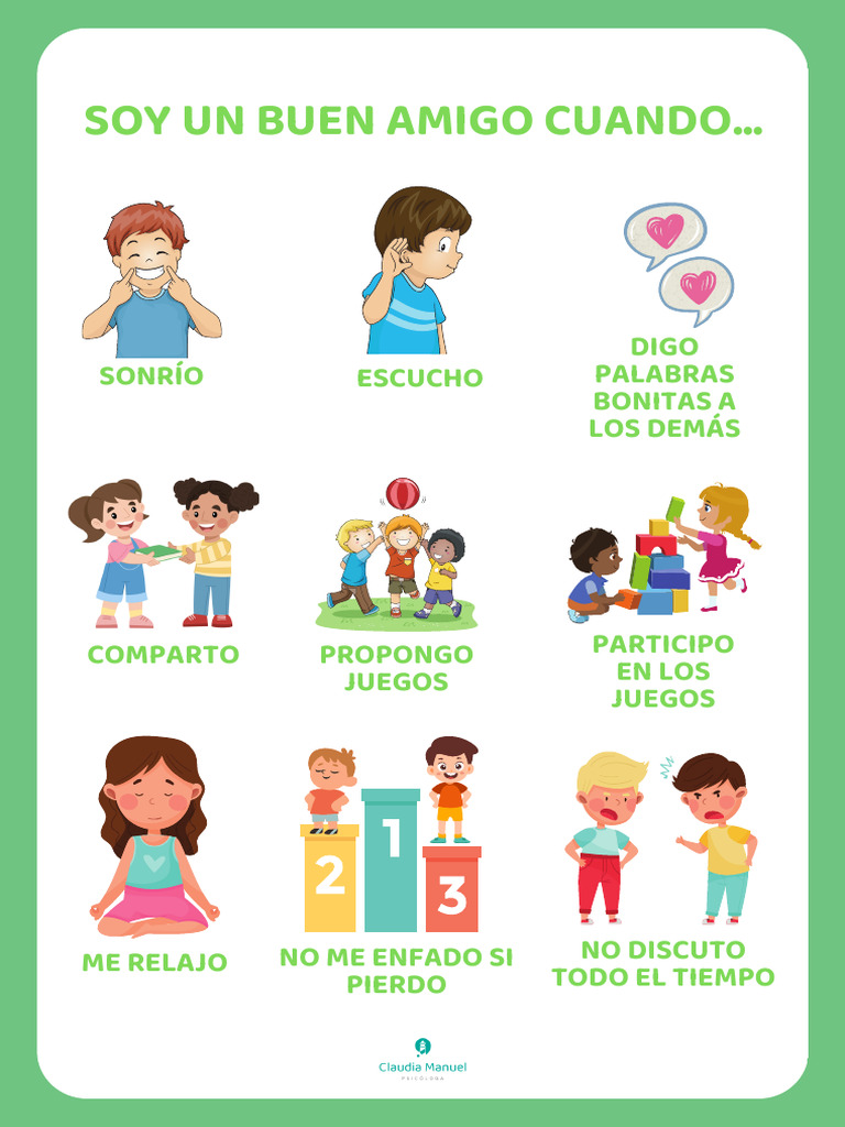 Soy Un Buen Amigo_Infografía | PDF