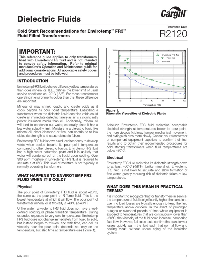 Dielectric Fluids-Cargil | PDF | Transformer | Liquids