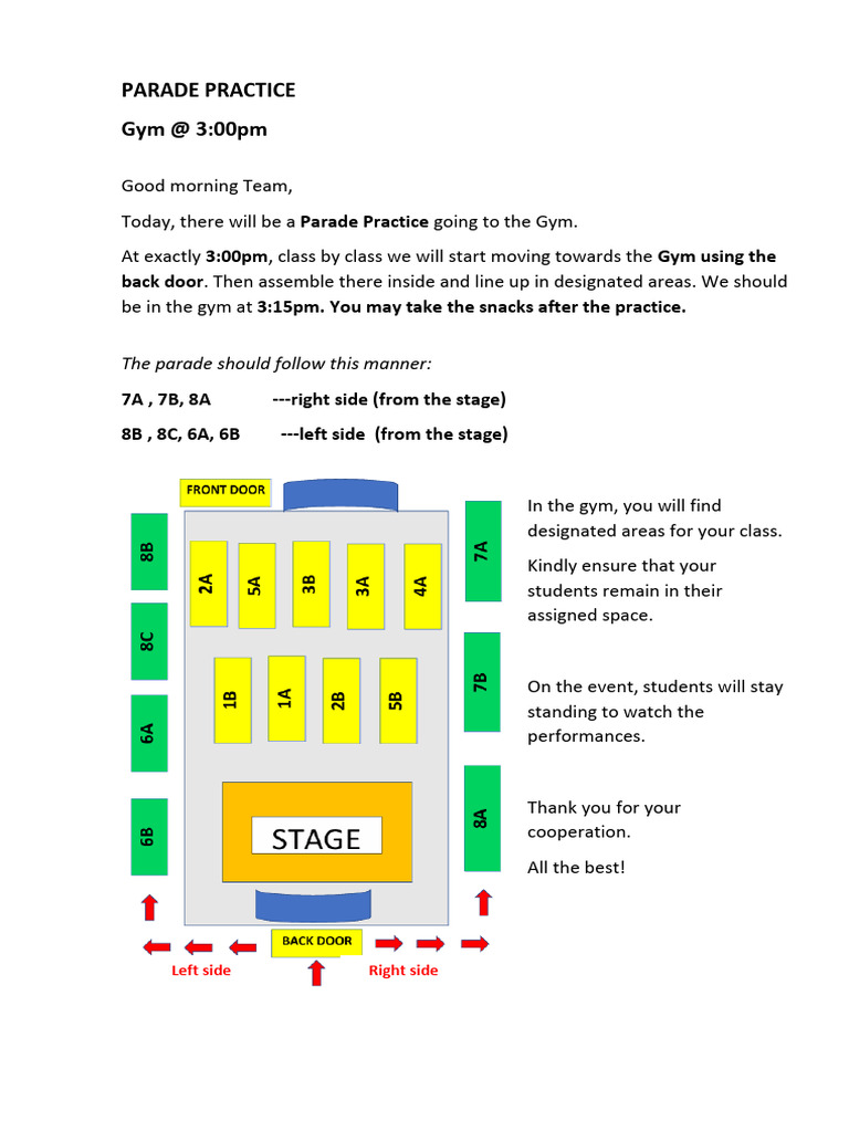 Parade Practice | PDF