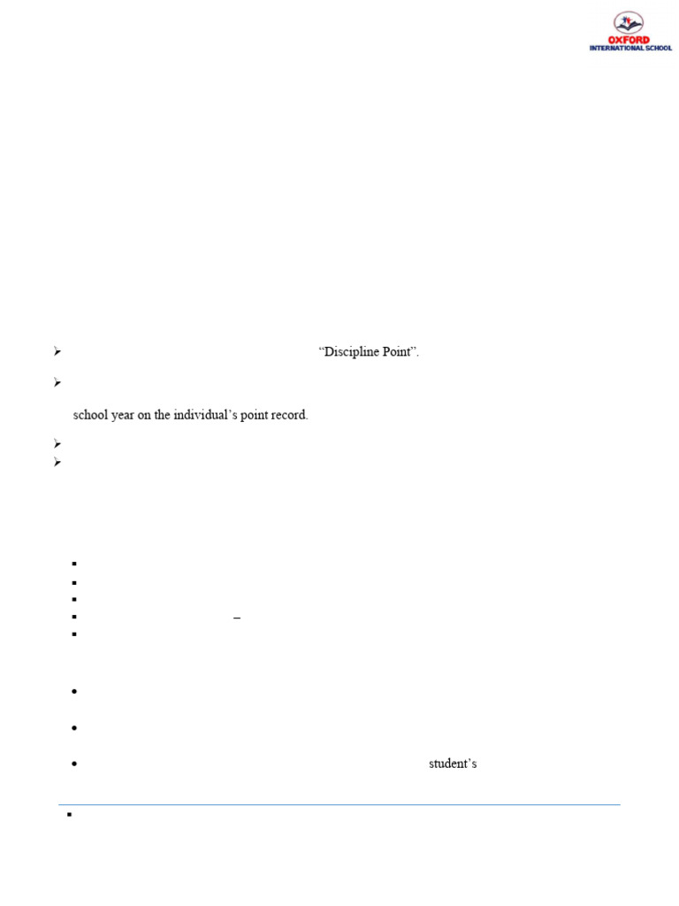 Discipline Points System (English) | PDF | Disciplines | Social Psychology