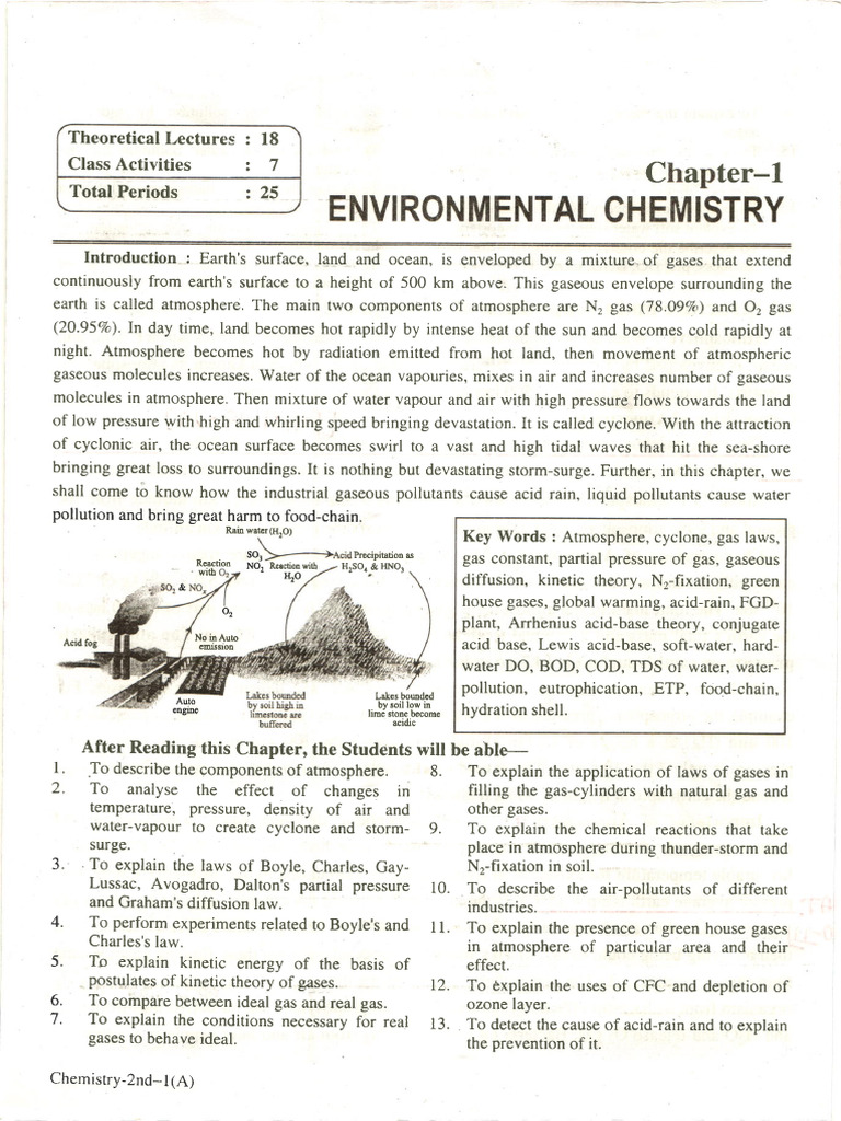 C 04 Marked Book Environmental Chemistry, Electro Chemistry From | PDF