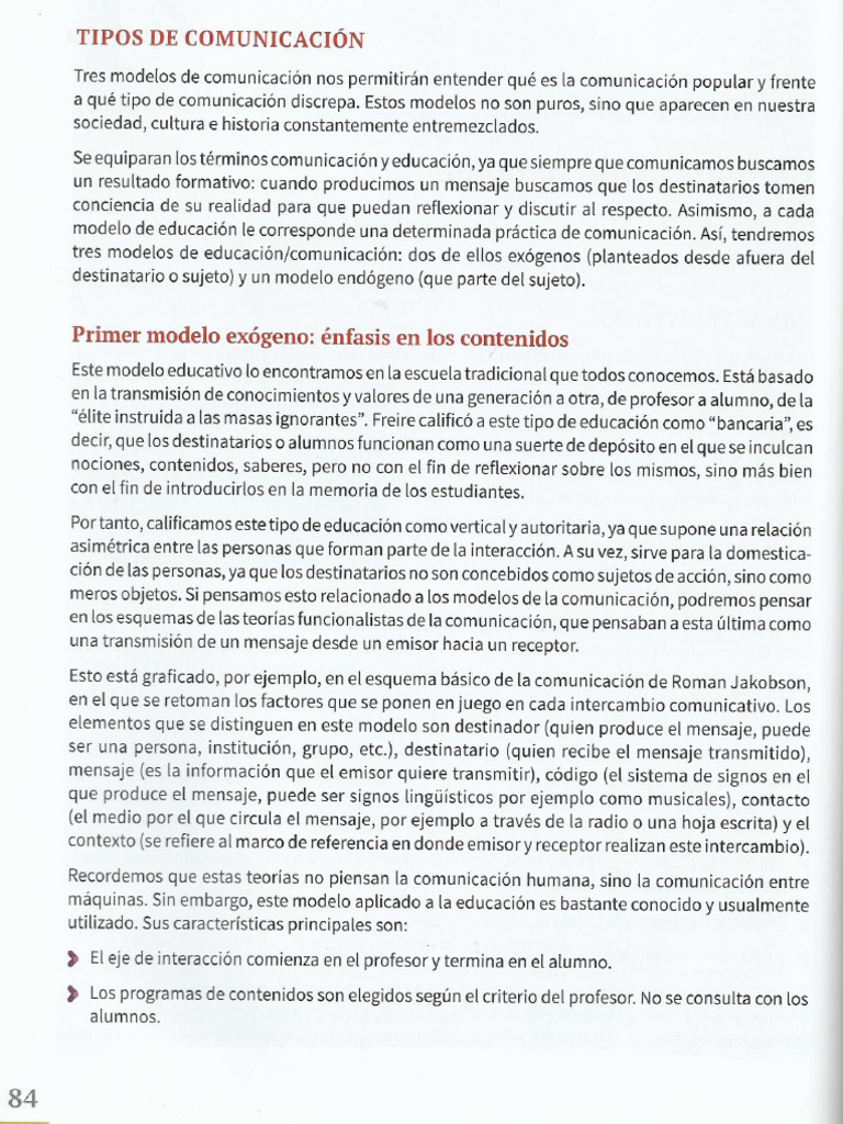 Modelos de Comunicaci-N | PDF