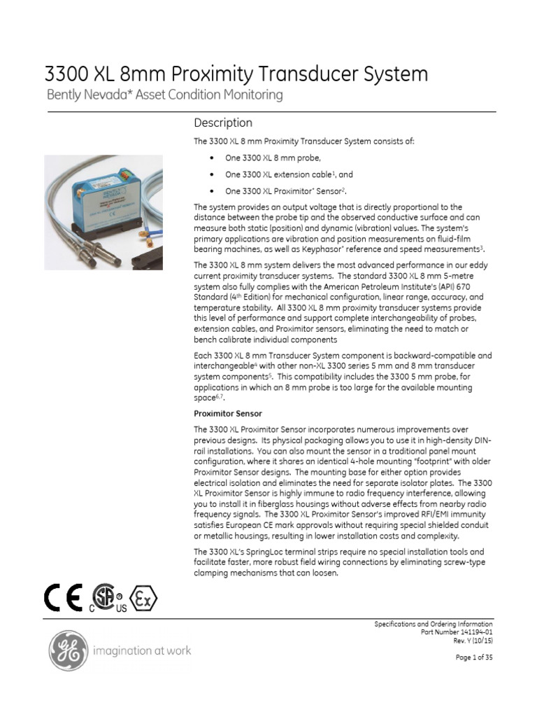 Proximitor Sensor | PDF | Electrical Connector | Electrical Resistance ...