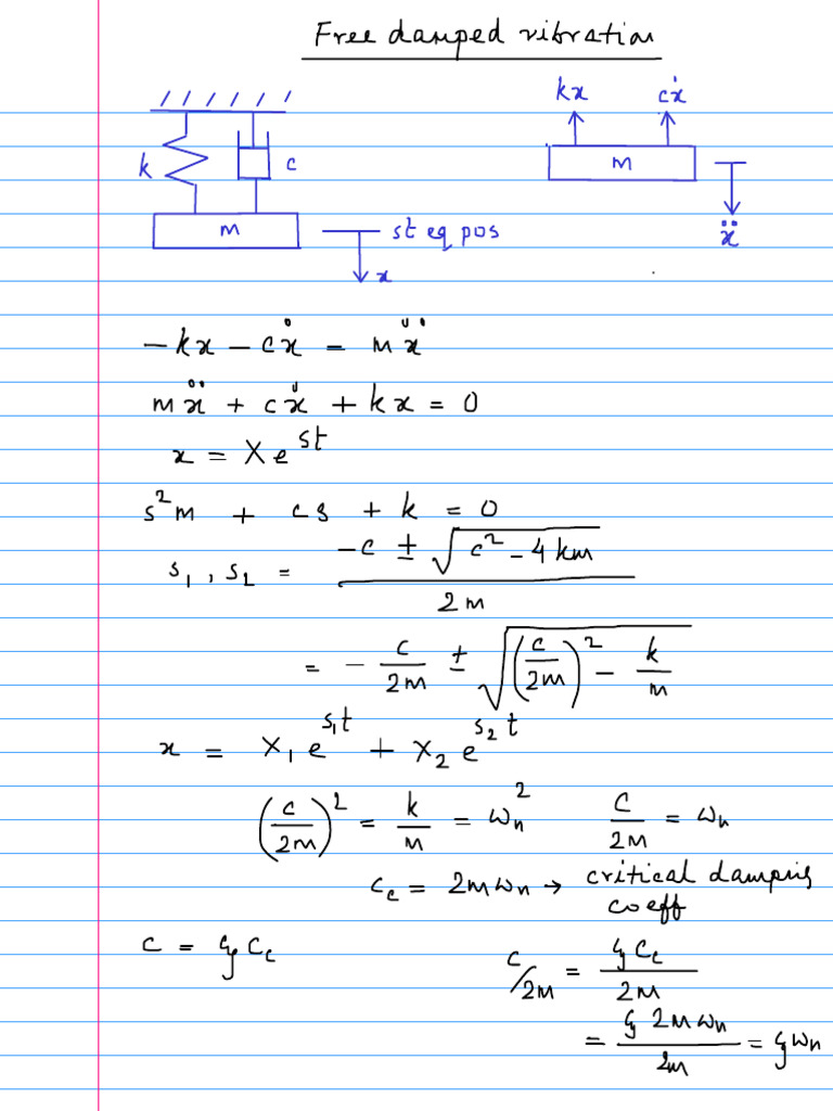 Mechanical Oscillation Analysis | PDF | Teaching Methods & Materials | Science & Mathematics