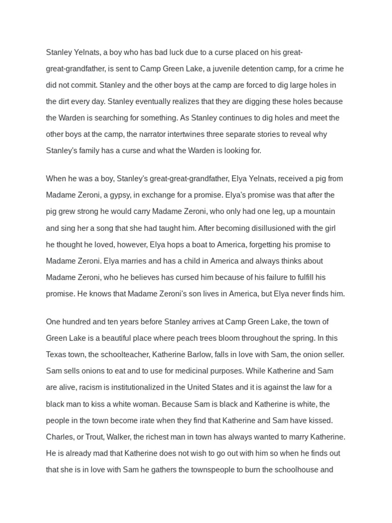 Summary of Holes | PDF