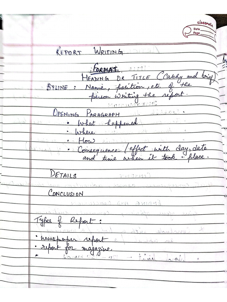 Report Writing Pdf