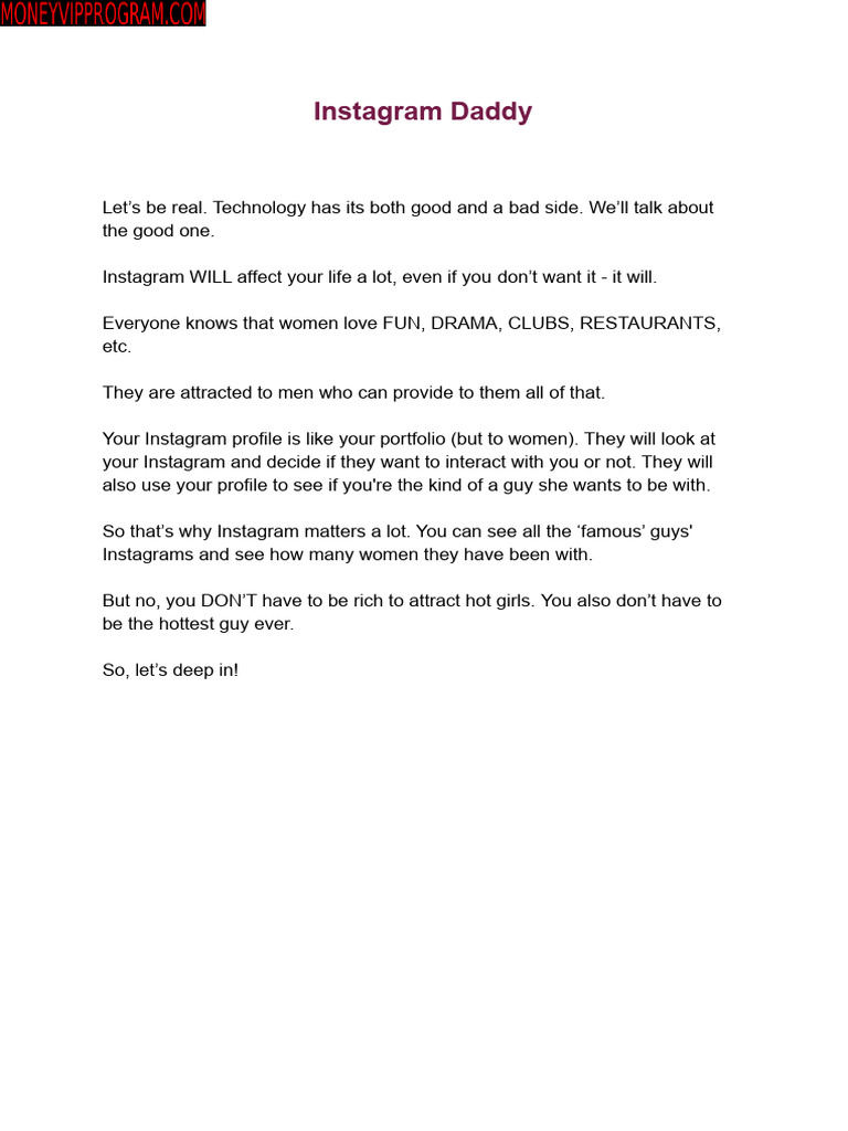 6. Instagram Daddy | PDF