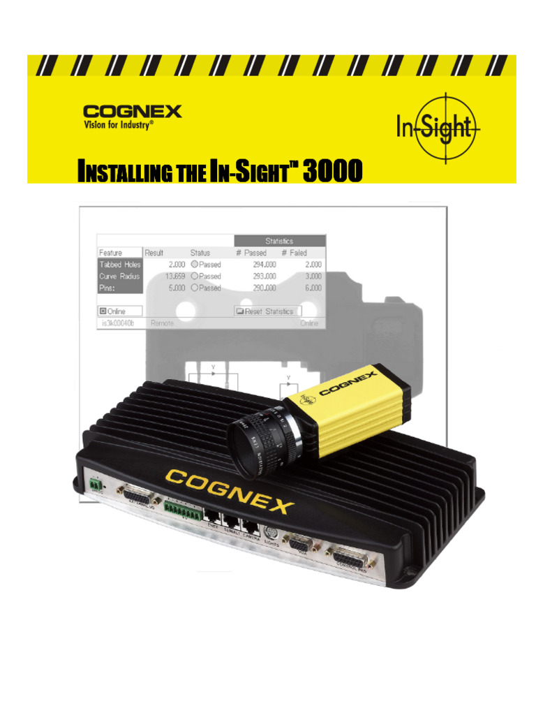 In-Sight 3000 Installation Manual | PDF | Ip Address | Electrical Connector