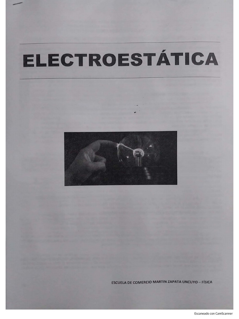 Electrostática Física | PDF