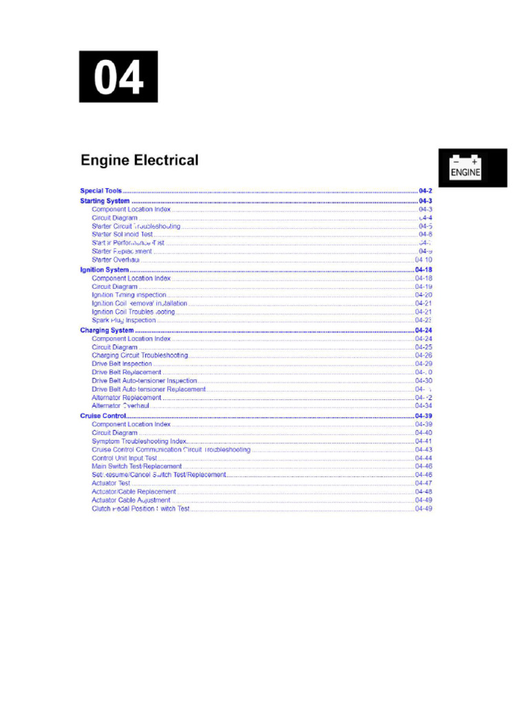 CRV 2005 electrical | PDF