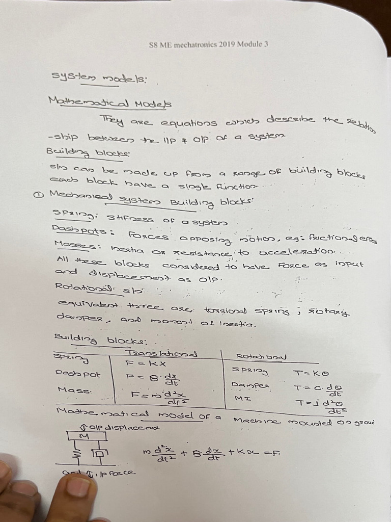 Mechatronics Module 3-1 | PDF