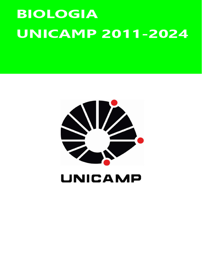 UNICAMP 2011-2024 - Biologia | PDF | Flores | Bactérias