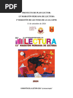 Plan de Trabajo Maraton de La Lectura | PDF